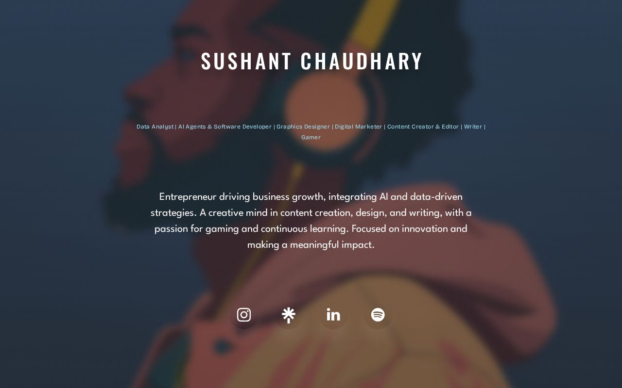 Sushant's Profile